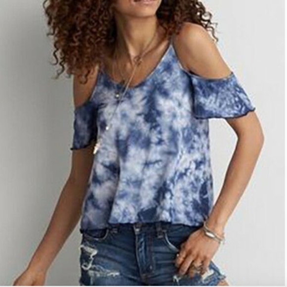 American Eagle Outfitters | Tops | American Eagle Soft Sexy Tie Dye Off The Shoulder Top Small ...